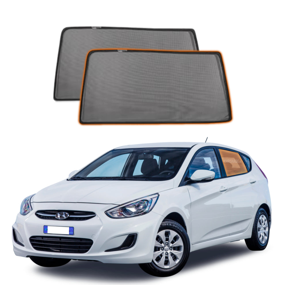 Hyundai Accent Car Window Shades [Magnetic] | Car Shade Co.