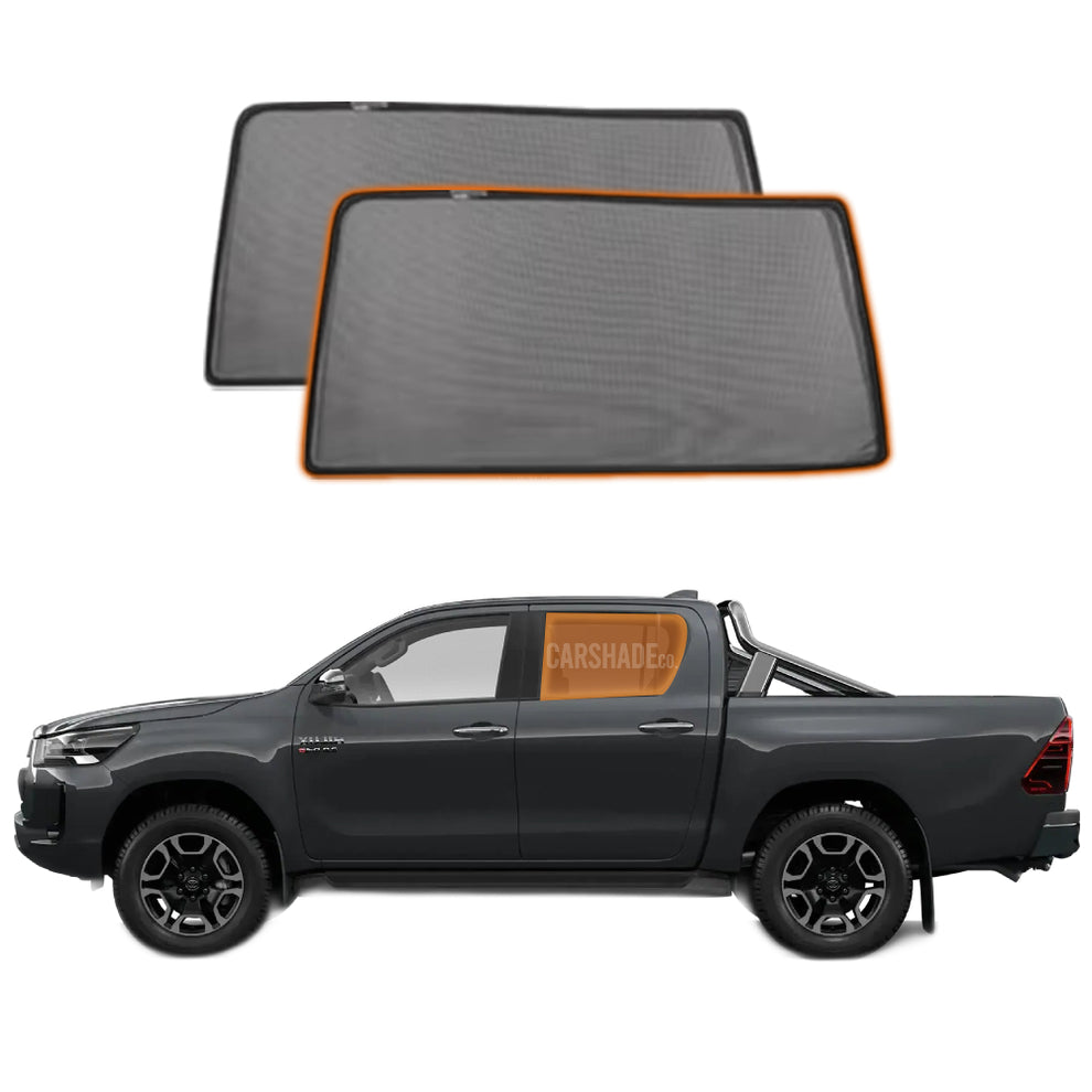 Toyota Hilux Car Window Shades [Magnetic] | Car Shade Co.